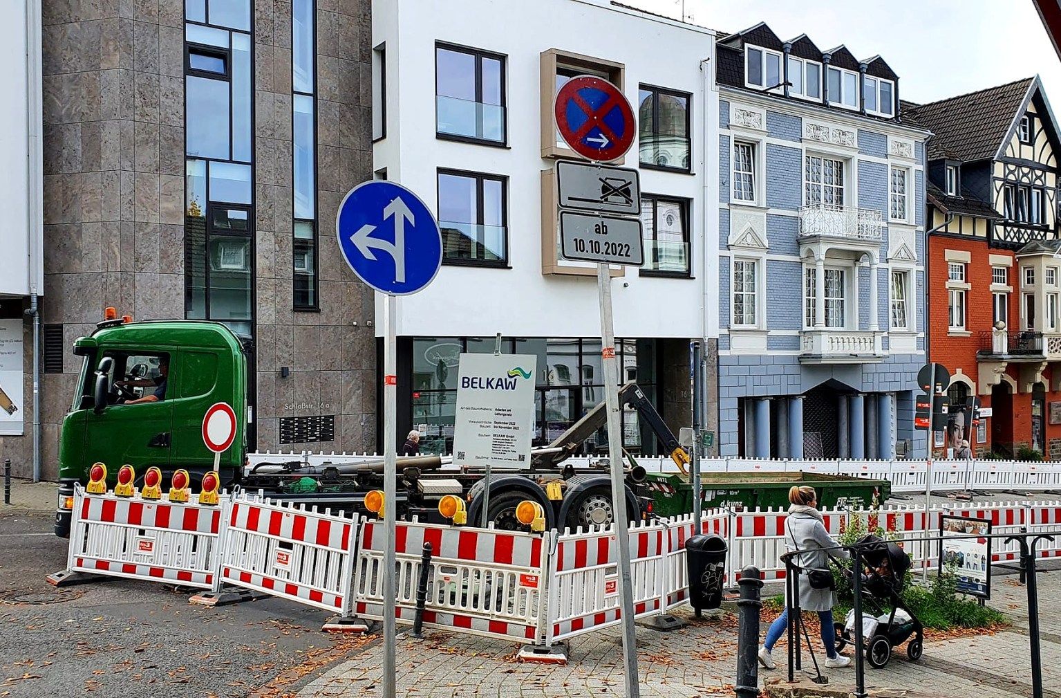 Erster Teil der Schlossstraße soll Herbst 2023 fertig sein ...