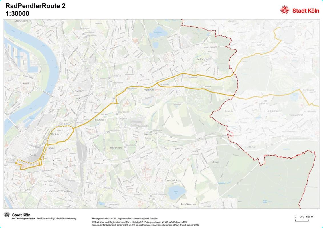 Zwei Routen nach Köln für Radpendler geprüft - Bürgerportal Bergisch Gladbach